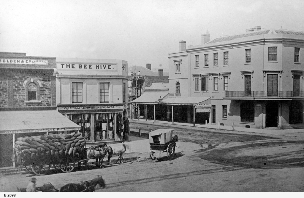 Beehive Corner and Waterhouse Chambers are constructed - History Hub