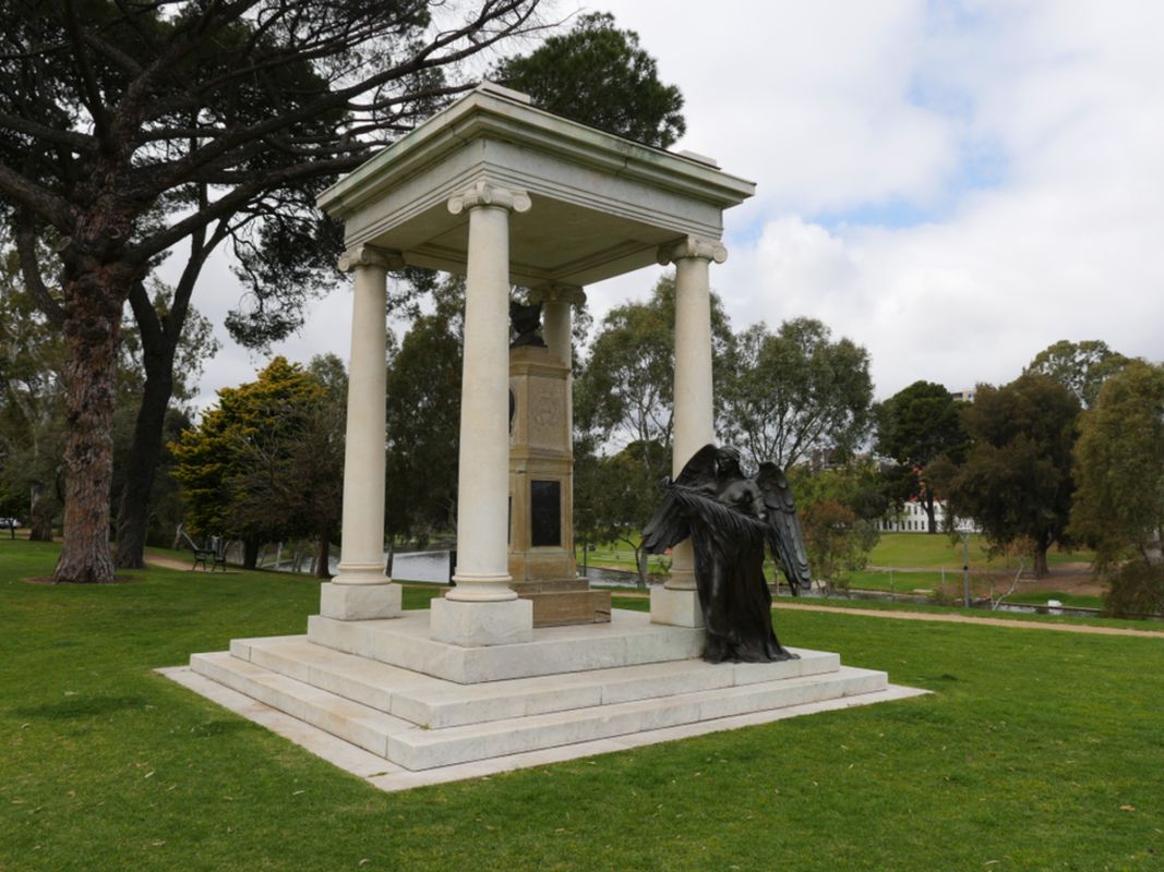 The Angas Memorial is Relocated - History Hub