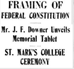 Drafting of the Constitution of the Commonwealth 1897 - History Hub